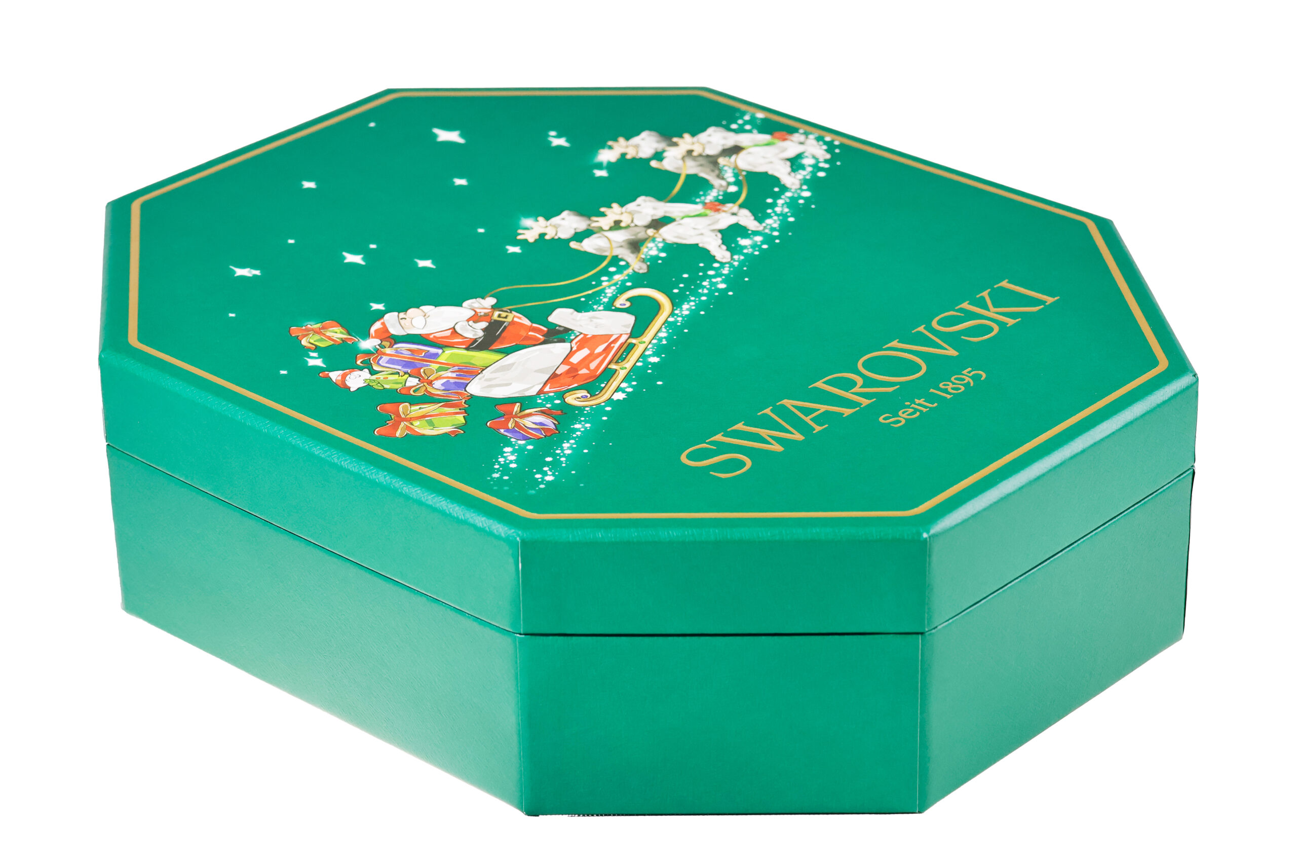Classic Christmas Eight-Sided Rigid Boxes Wholesale | IJEN