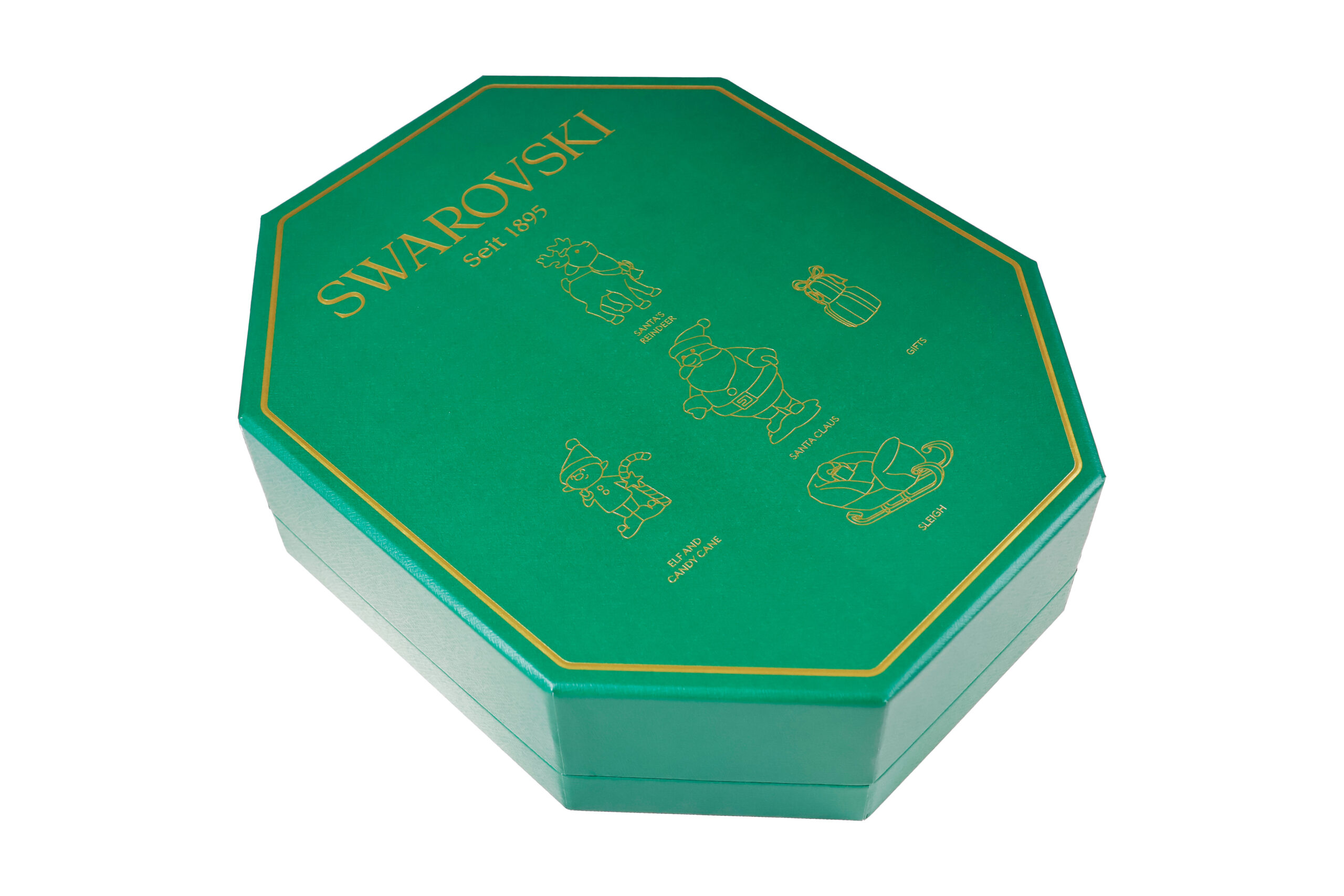 Classic Christmas Eight-Sided Rigid Boxes Wholesale | IJEN